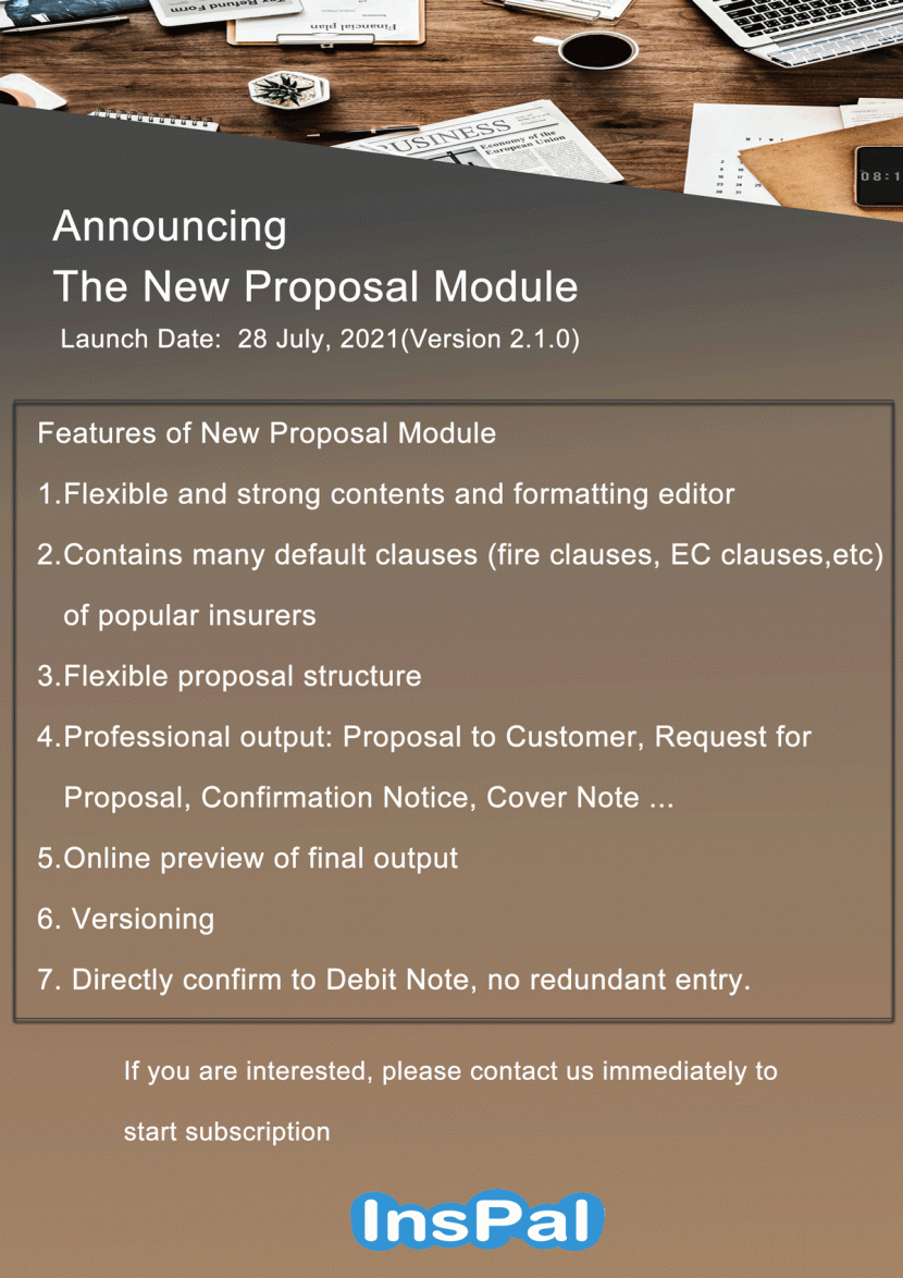 Announcing The New Proposal Module – InsPal